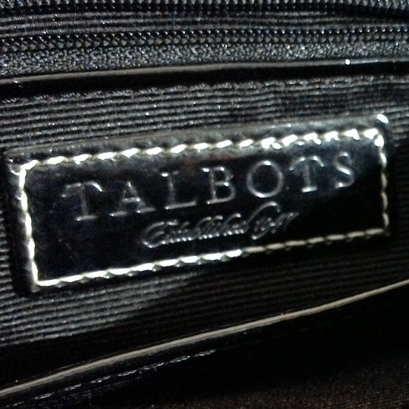 Talbots | Bags | Talbots Black Shoulder Bag With Tassels | Poshmark